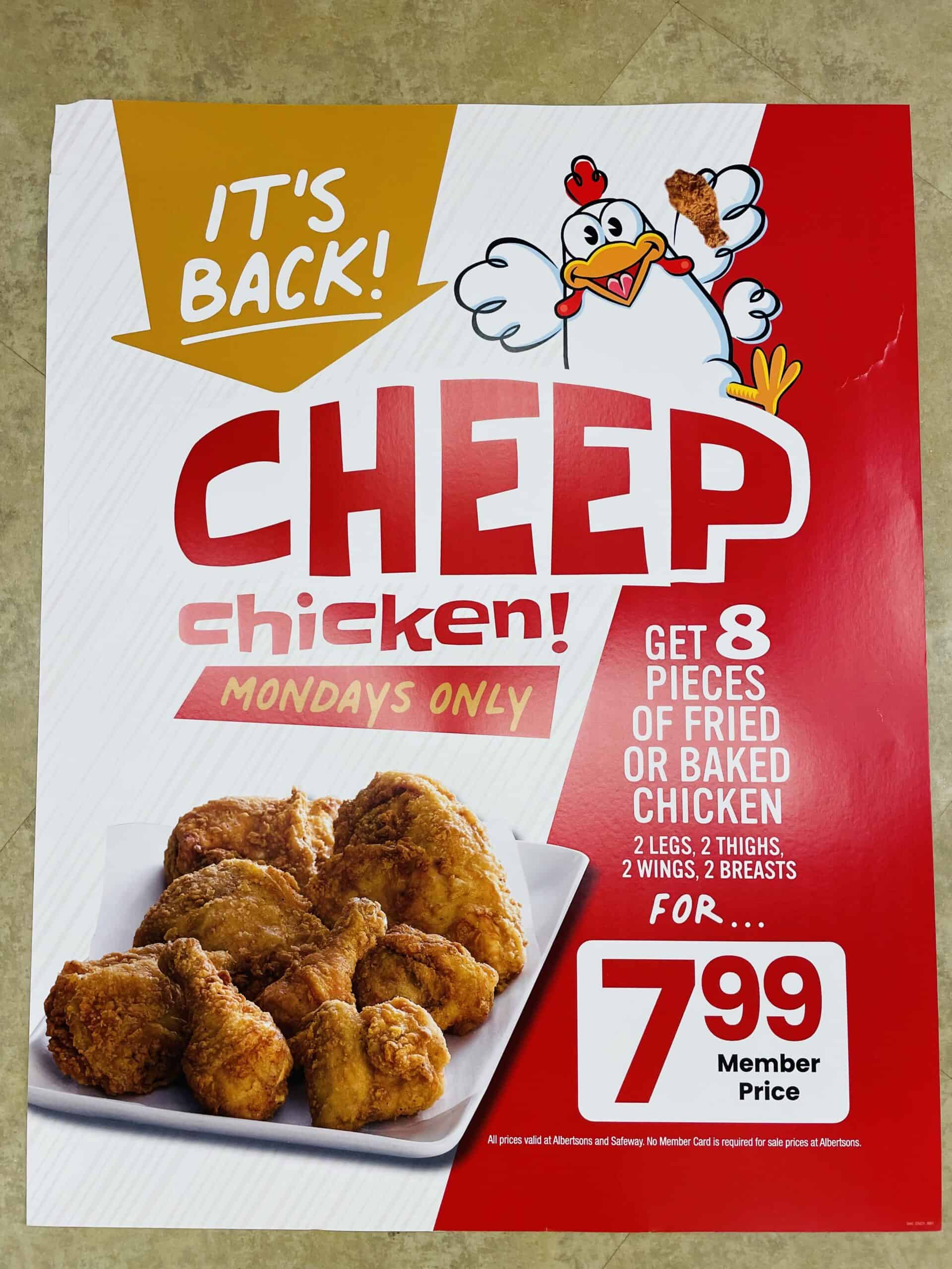 Safeway Offers "Cheep Chicken!" Special Every Monday - Mile High on the ...