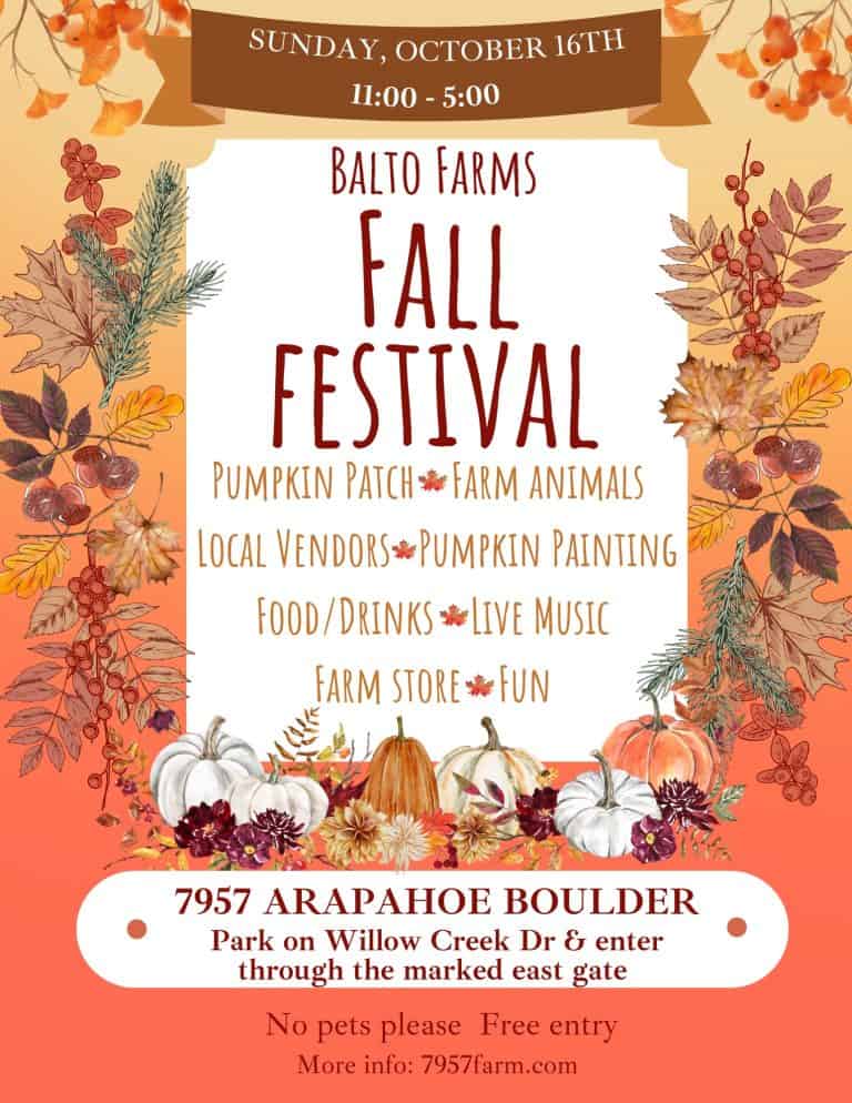 Fall Festival at Balto Farms - Mile High on the Cheap
