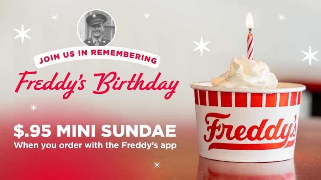 Last Day! Freddy's Celebrates Namesake's Birthday with Sweet 95 ...