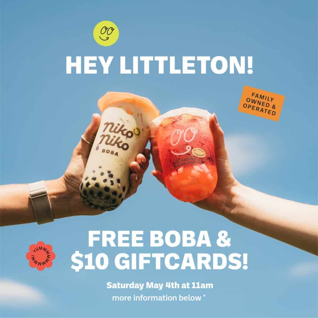 Today! Niko Niko Boba Celebrates Grand Opening with Free Teas & $10 ...