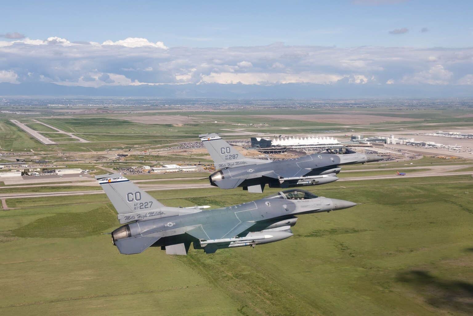 Look Up! Where To See Colorado Air National Guard F-16 Flyovers On July ...