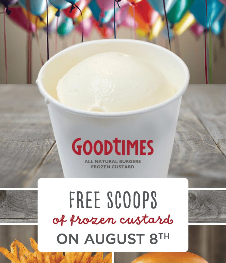 Today! Good Times Serves Free Scoops of Frozen Custard on National ...