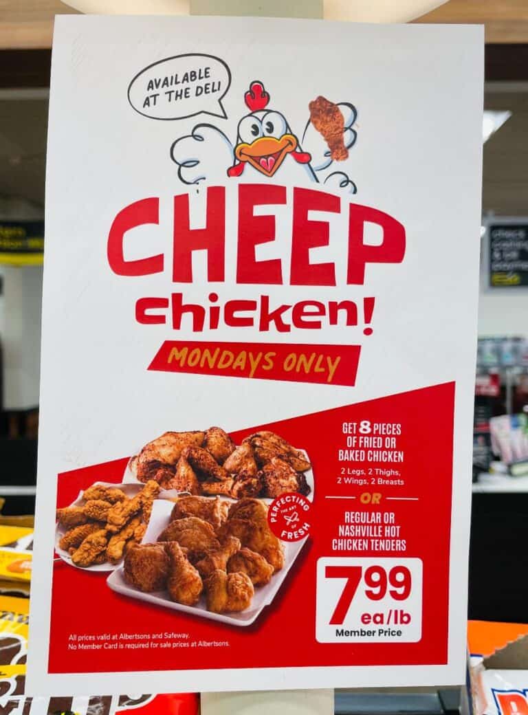 Safeway Offers "Cheep Chicken!" Special Every Monday - Two Options for ...