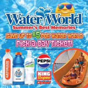 Free Drone Show Tonight! Water World Offers Ticket Discounts, Season ...