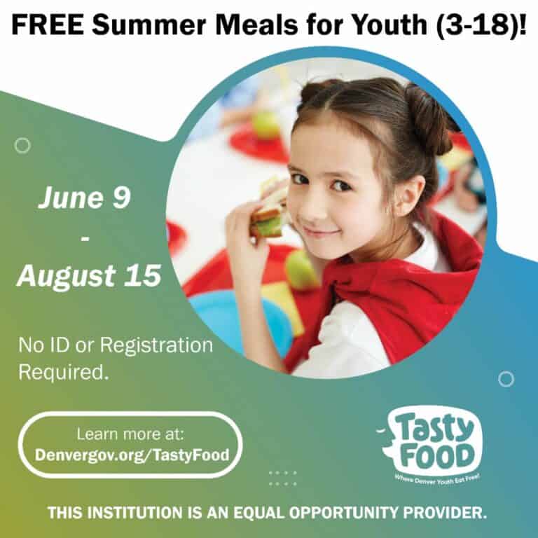 Free Tasty Food For Denver Kids This Summer June 9 to August 15. No ID ...