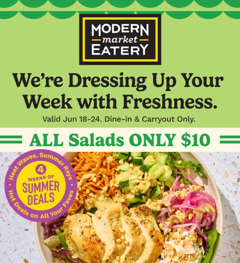 Final Day! Modern Market Eatery Offers Rare Discount on Salads for One ...