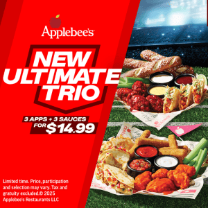 Applebee's Offers New Ultimate Trio Appetizer for Special Price ...