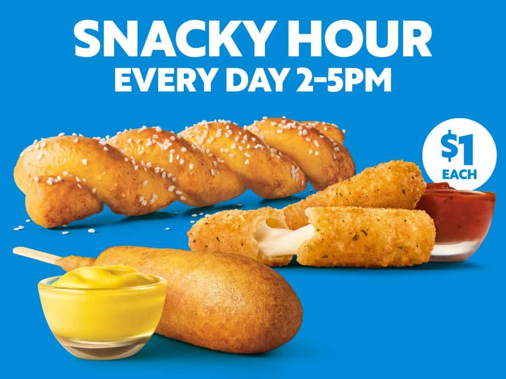 Last Day! Sonic Drive-In Offers Three Popular $1 Menu Items for "Snacky ...