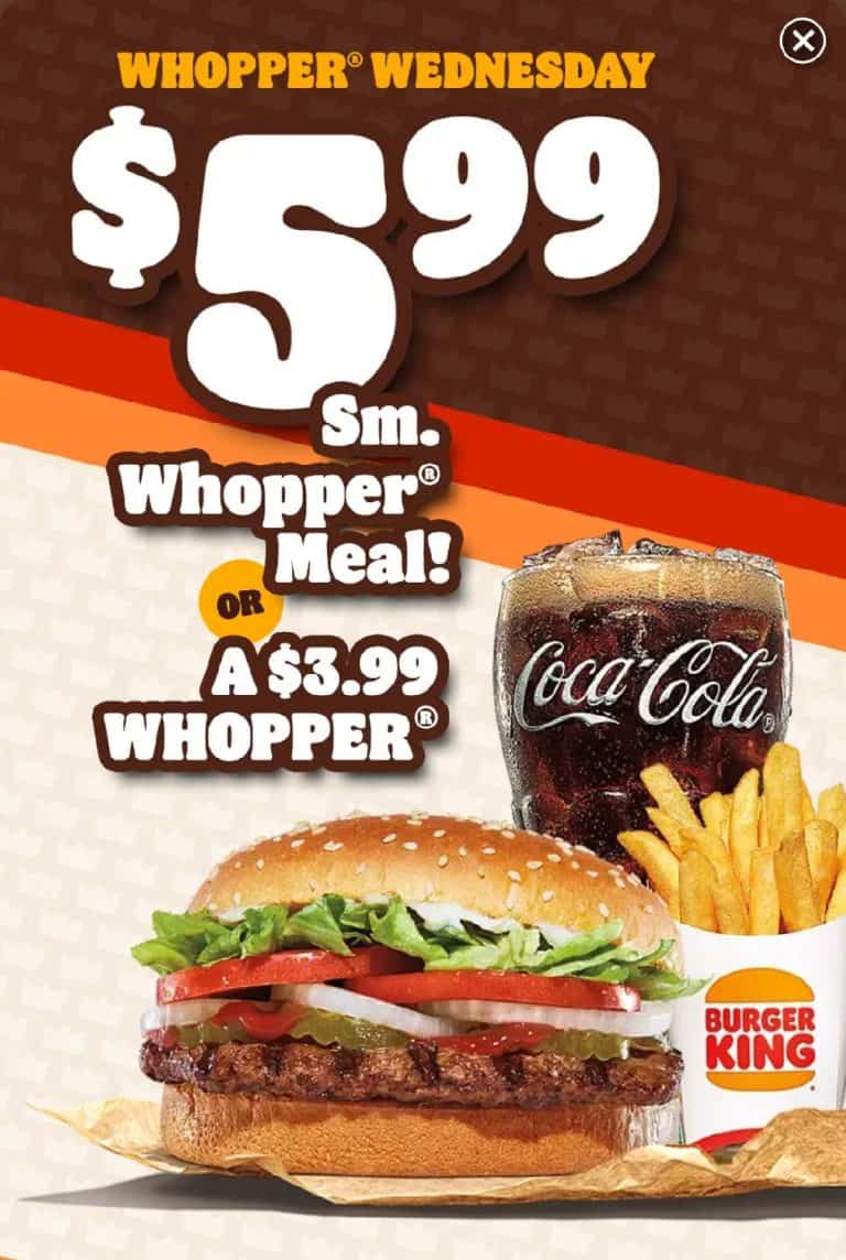 Enjoy Whopper of a Deal Every Wednesday at Burger King - Mile High on ...