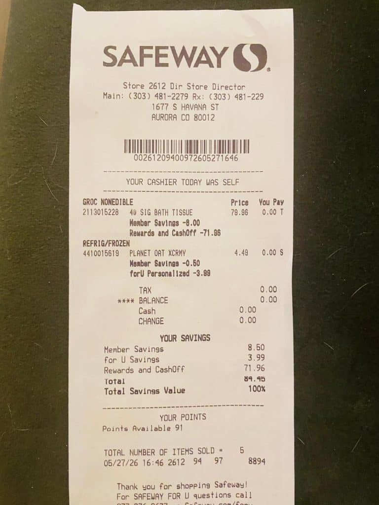 Bryan Blathers: Here's How I Saved 100% at Safeway - $84.45 in Free ...