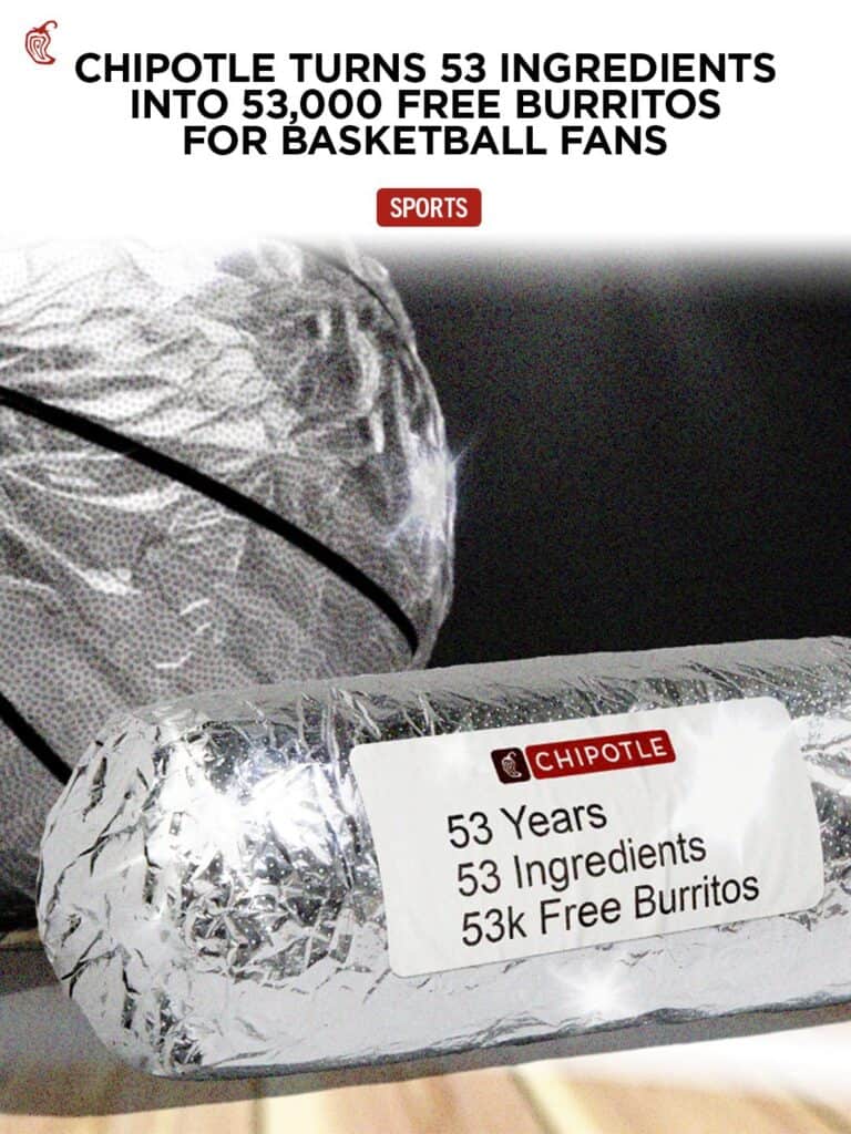 Possibly Tonight? Chipotle Celebrates '53 Real Ingredients' by Giving ...